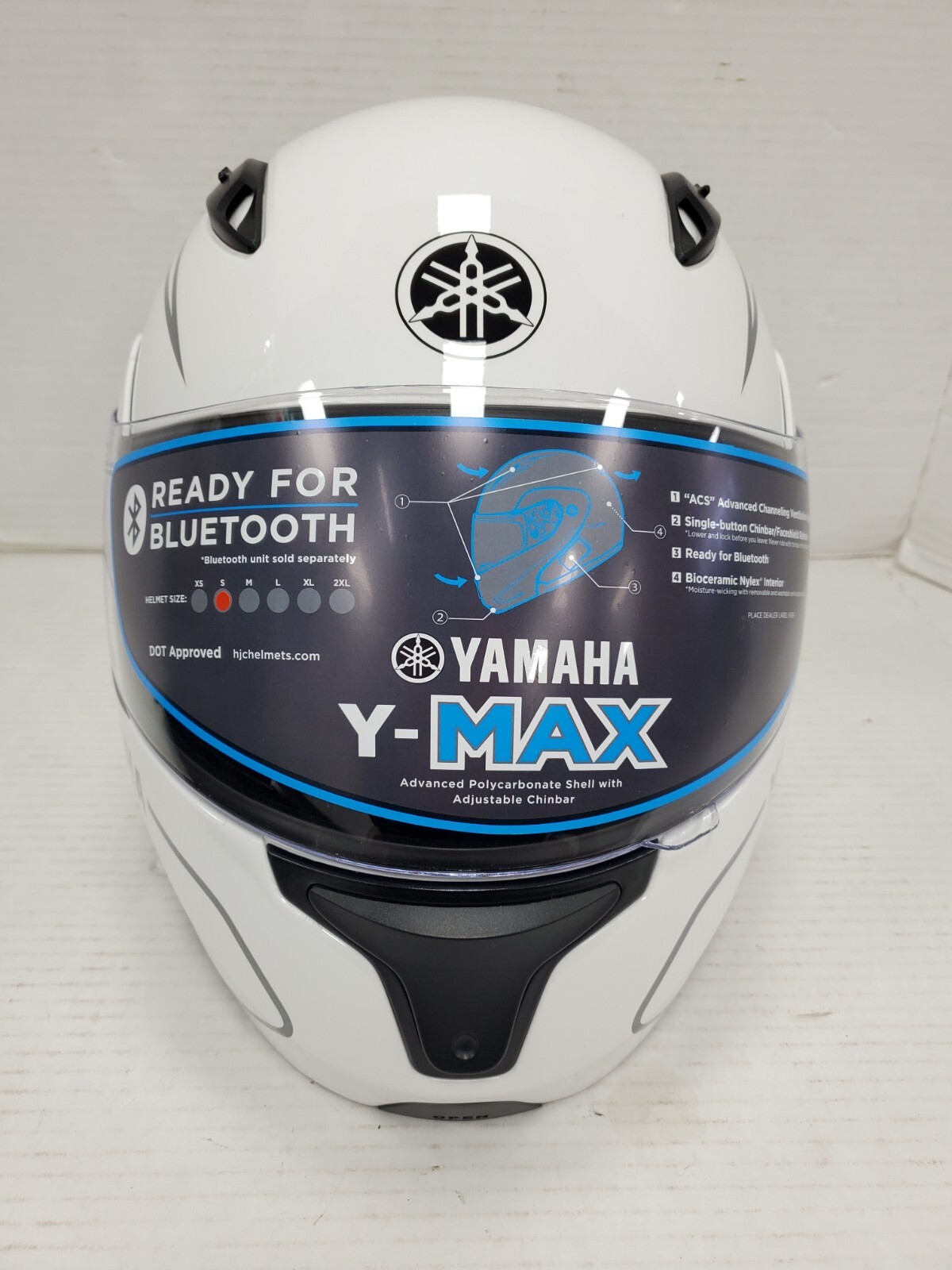 YAMAHA YMAX HELMET BY HJC, Size - S | eBay