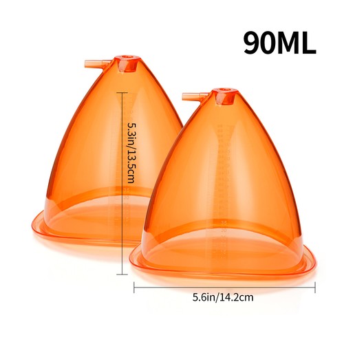 2PCS Breast Enhance Cups Butt Lift Cups For Vacuum Therapy Breast ...
