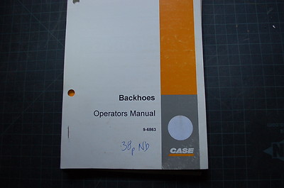 CASE D130 RD100 D100 D70 SD70 Backhoe Owner Operator Operation Manual ...