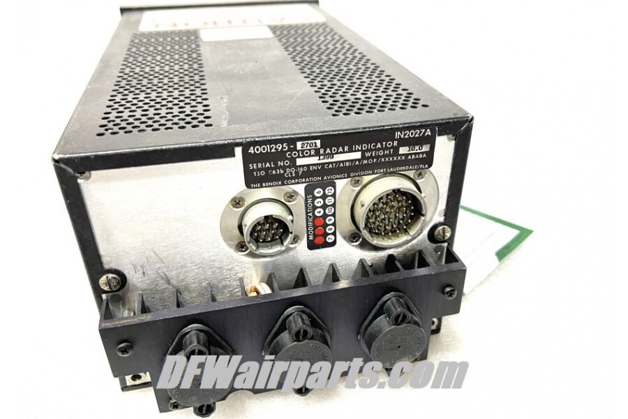 IN2027A, 4001295-2701, Bendix Aircraft Color Weather Radar Indicator | eBay