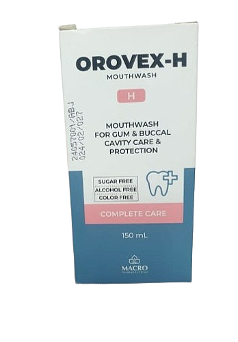 Orovex H Mouthwash with Hyaluronic acid & Reduces pain 150ML | eBay
