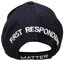 Black USA Thin Red Blue Line First Responders Matter Cap Hat Support ...