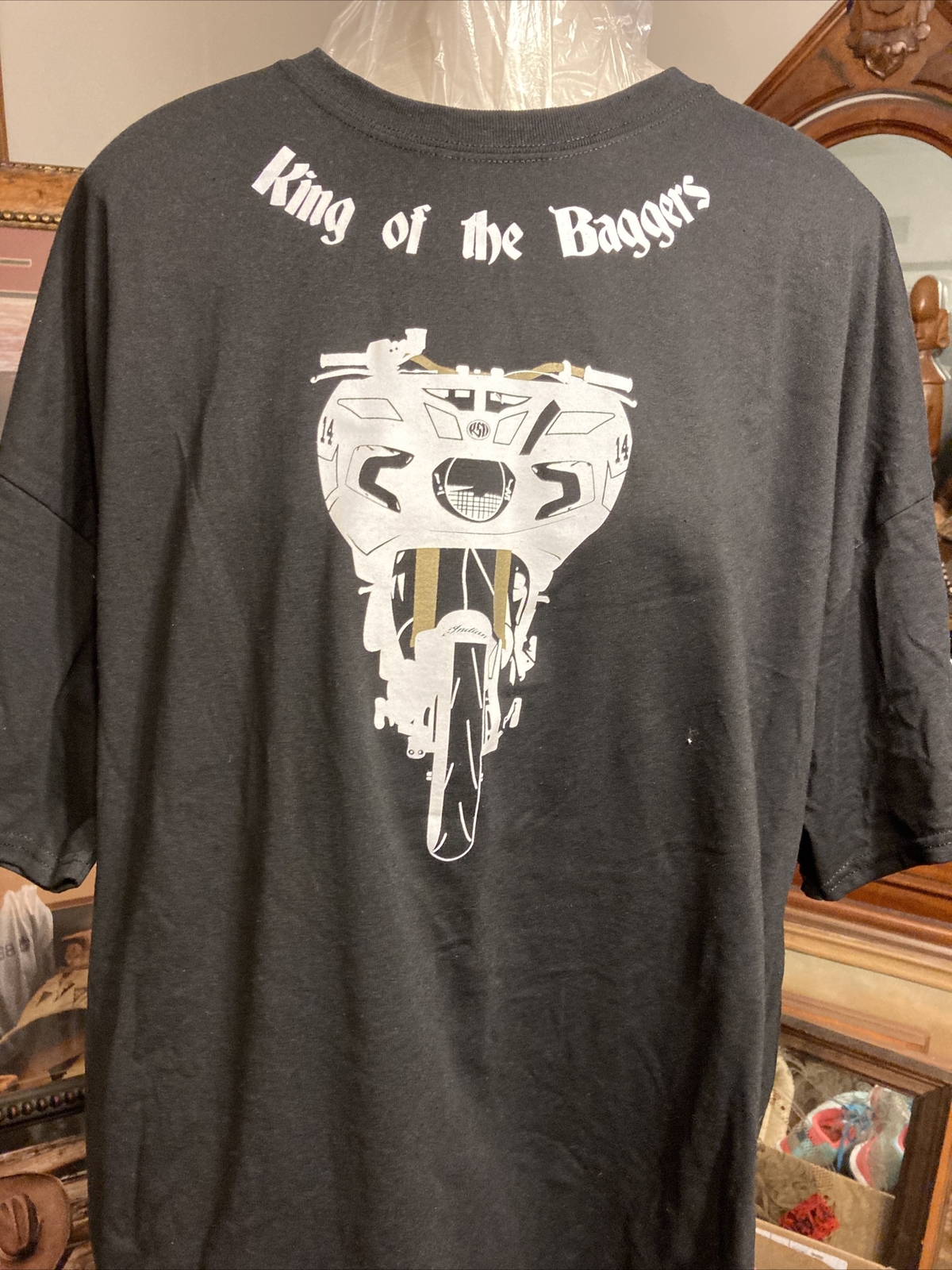 King of the Baggers T-Shirt, Harley Davidson, Indian, Motorcycle, Men’s ...