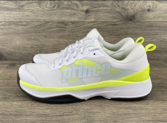 Prince Men's Cross-Court 2.0 Tennis Shoes Size 11 White Volt Hard Court ...