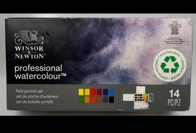 Winsor & Newton Professional Watercolor Field Pocket Set, 14pc | eBay