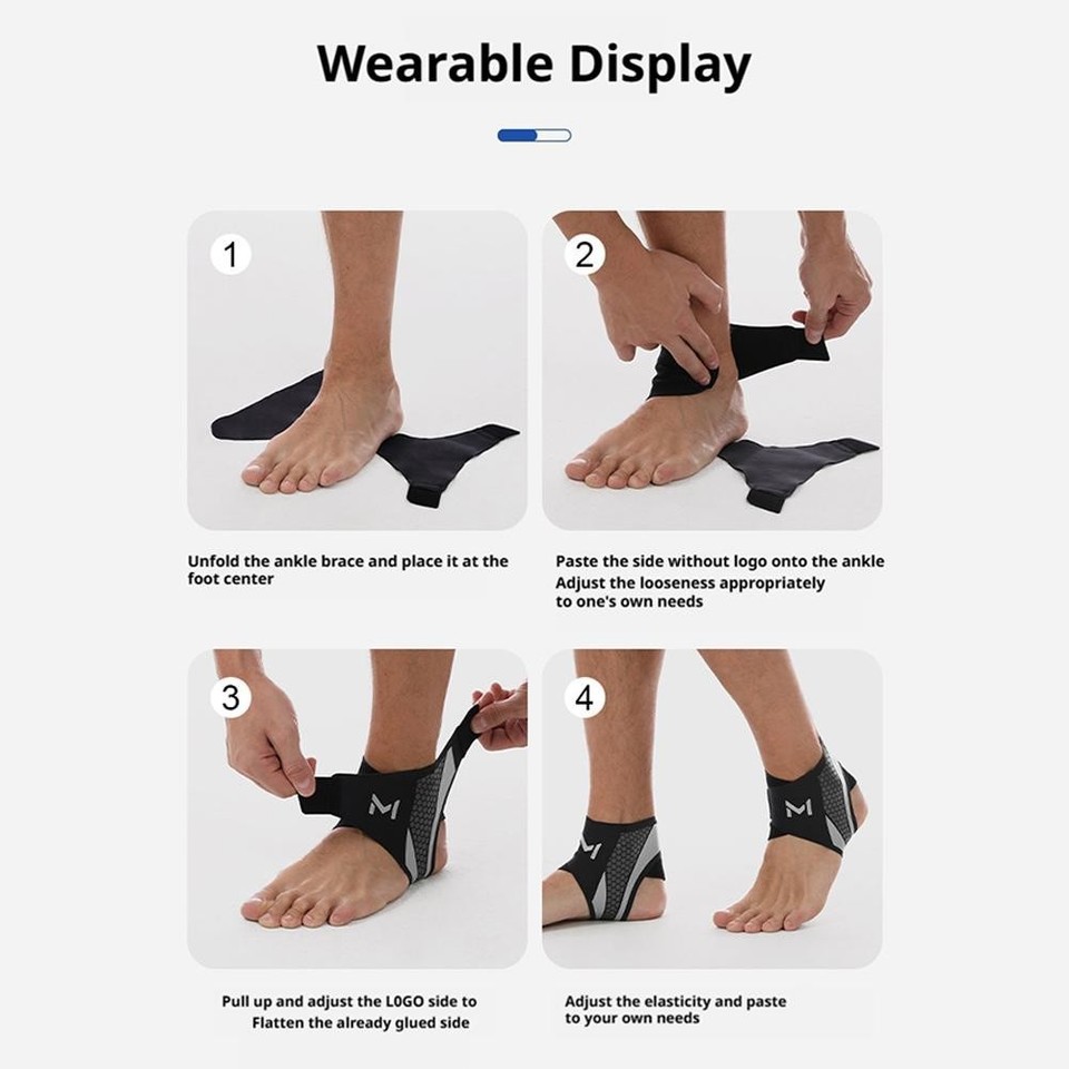 Ankle Brace Foot Support,Sport Protective Gear,Running Protector Ankle ...