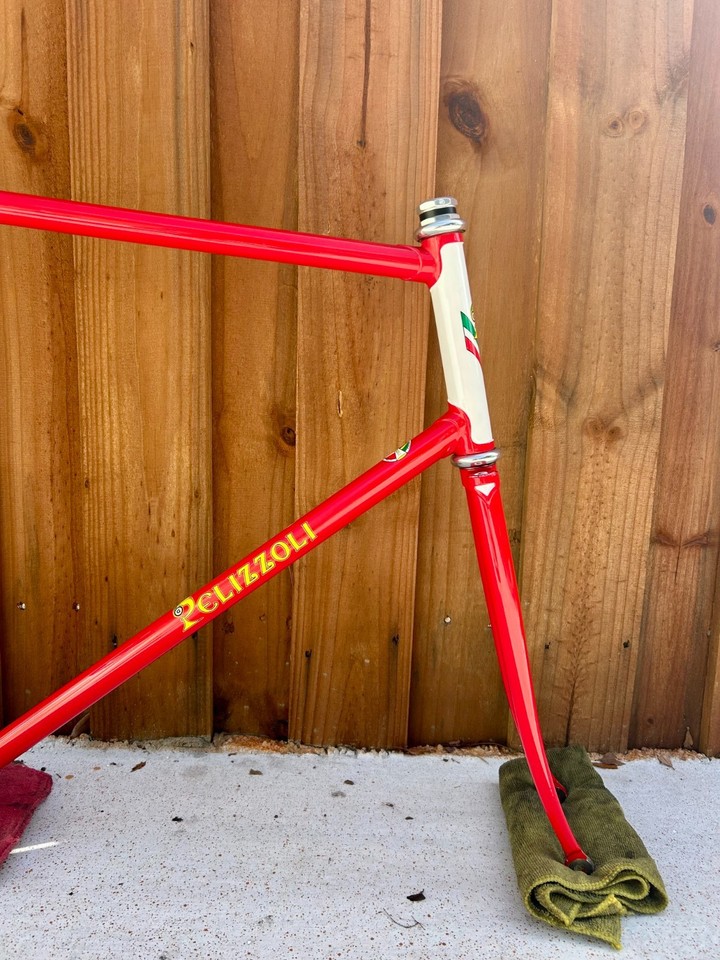 Pelizzoli Frameset 58cm - Custom Italian Track Frame | eBay