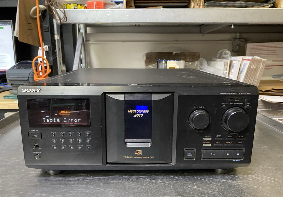 Sony CDP-CX300 Mega Storage 300 CD Disc Changer Player | eBay