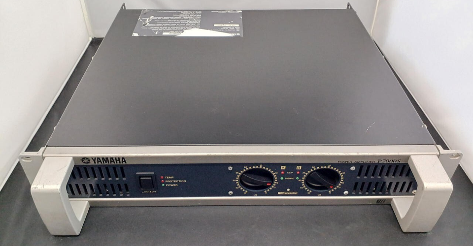 Yamaha P7000S Stereo Power Amplifier 2-Channel Audio Used Tested 100V ...