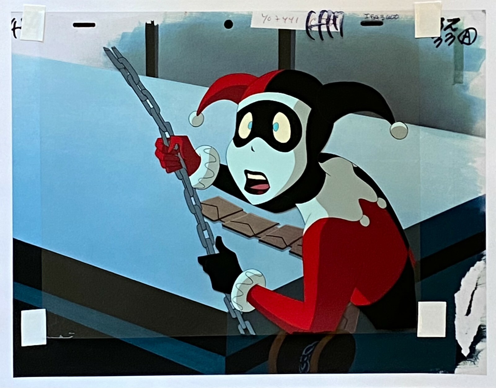 BRUCE TIMM rare HARLEY QUINN cel MAD LOVE shocked H17 BTAS classic WB ...