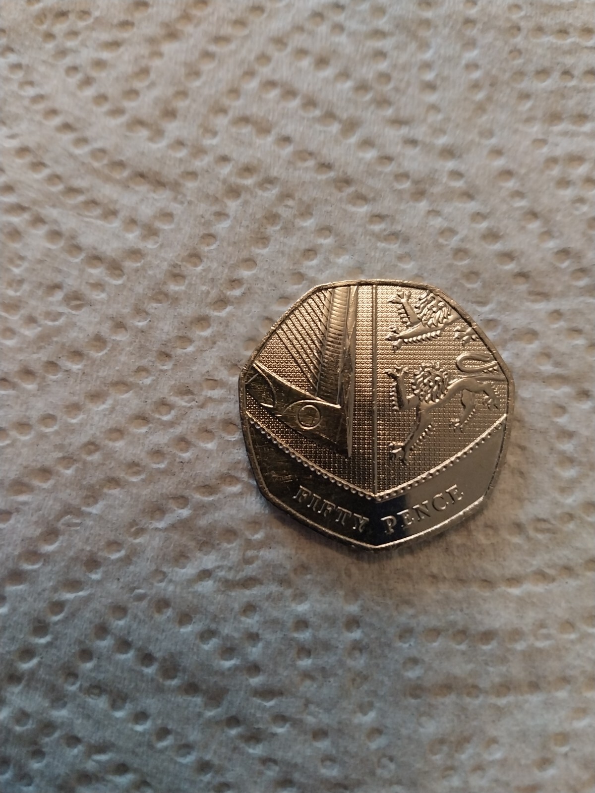 Rare 50p Coin 2019 Royal Coat Of Arms Shield Of Arms | eBay UK