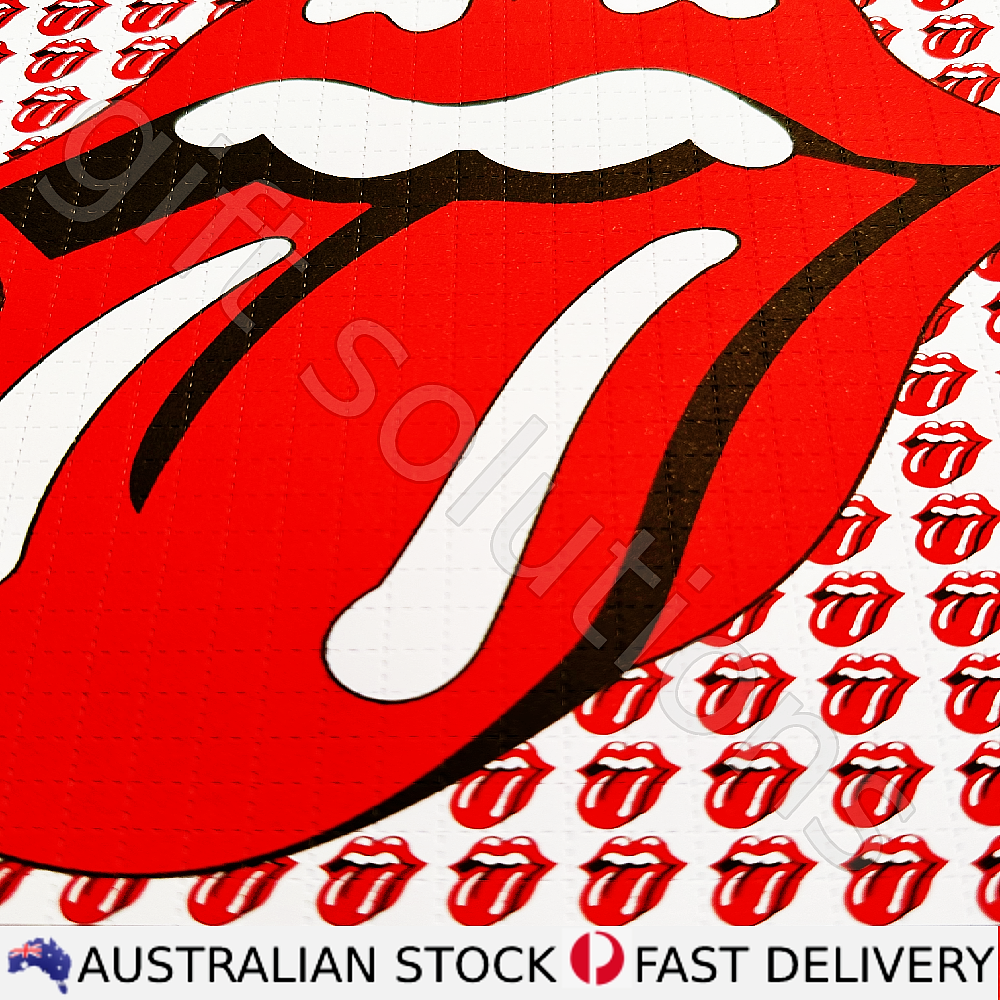 Rolling Stones Tongue and Lips Original LSD Blotter Art Full Sheet 900 ...