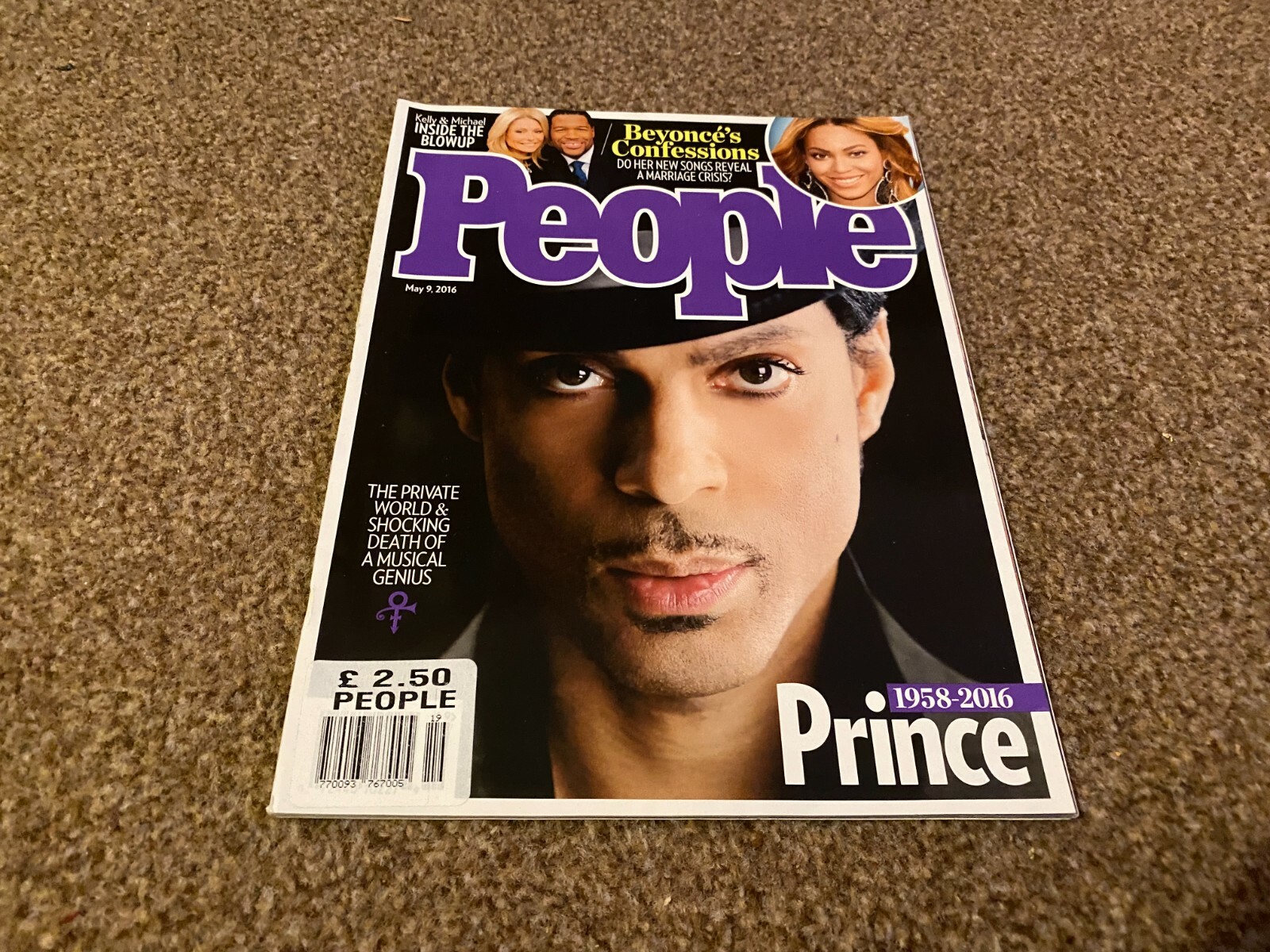 PEOPLE MAGAZINE 9/5/2016 PRINCE 1958-2016. BEYONCE KNOWLES. KELLY RIPA ...