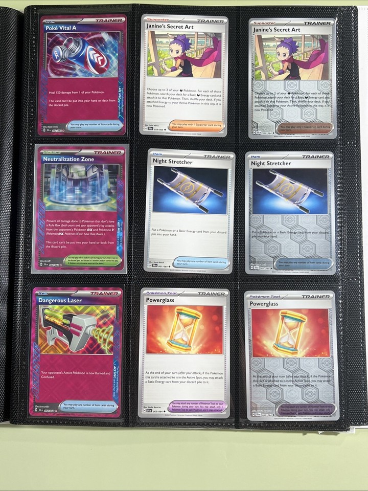 Pokemon Shrouded Fable - Complete Base Set & All Reverse - In Binder ...
