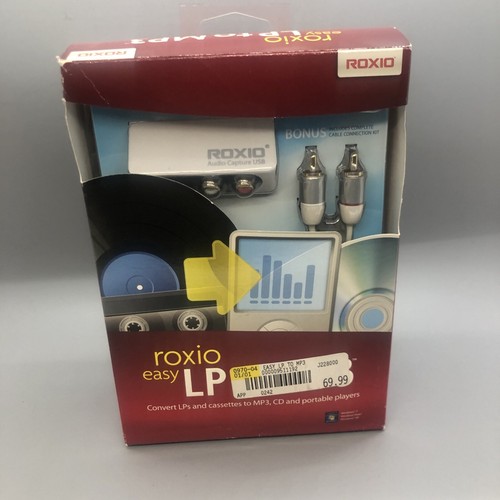Roxio Easy LP to MP3 Audio Capture Module and Software Converts LP's ...