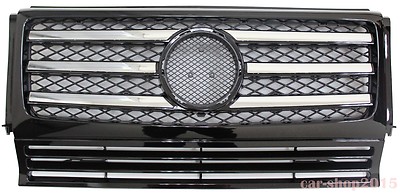 Front Grille for Mercedes Benz G-Class W463 90-12 G550 G55 A Chrome ...
