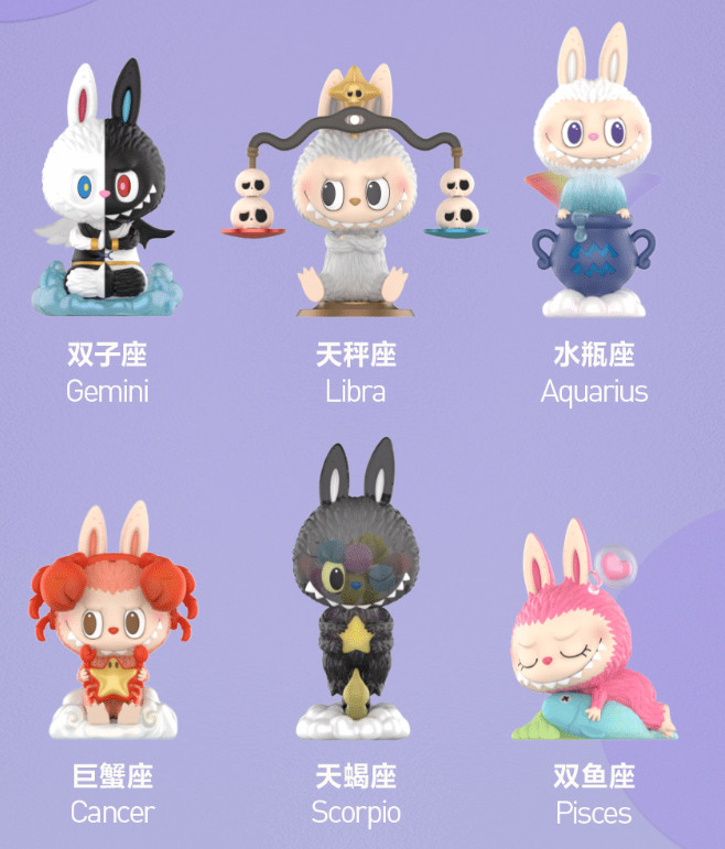 POP MART Labubu the Monsters Constellation | Grelly USA