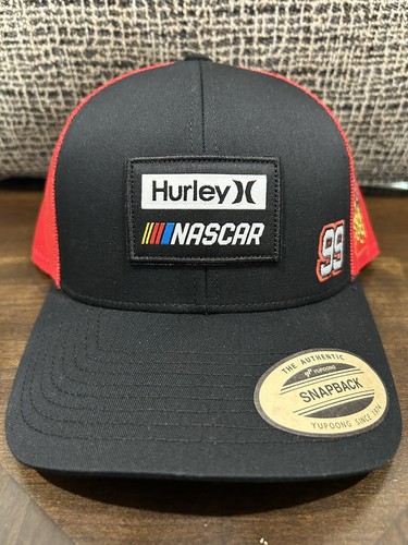 Hurley Nascar Trucker Hat OSFA with Patches and Decals. Very Nice $55 ...