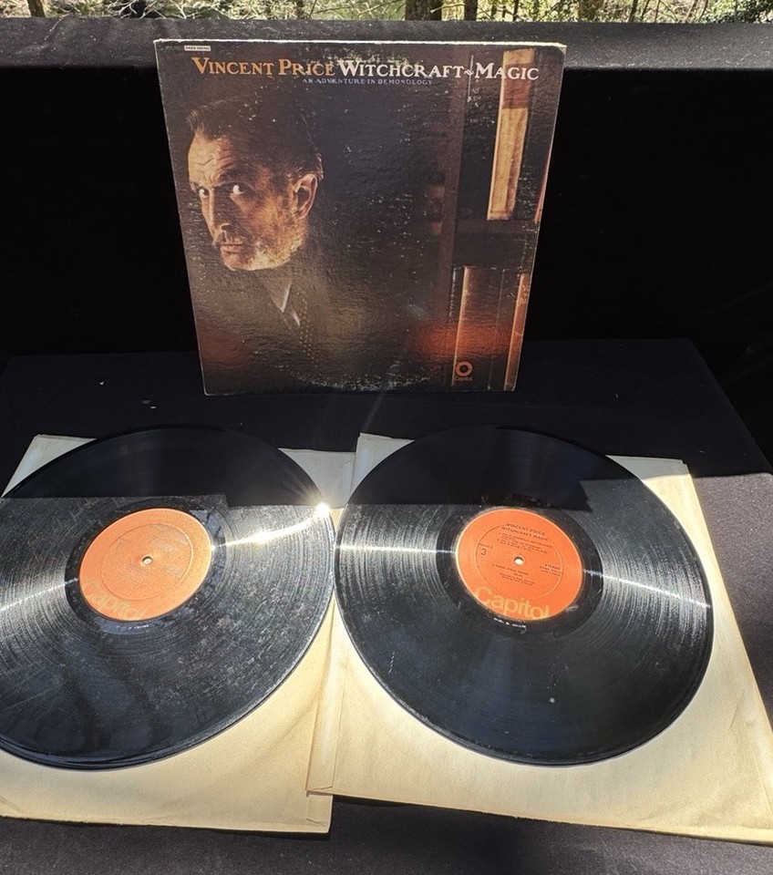 Vincent Price Witchcraft Magic An Adventure In Demonology 2 LP (1969 ...