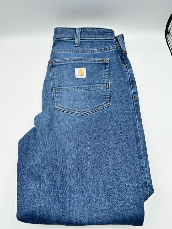Carhartt Jeans Women’s Size 10 Short Rugged Flex Slim Fit Tapered Leg ...
