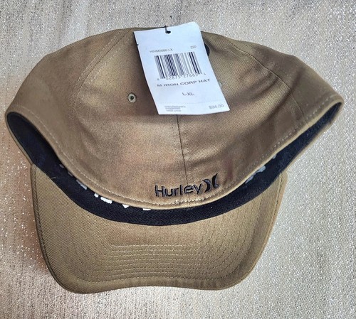 NWT -Hurley IRON CORP Baseball Cap Hat Army Green L/XL * Read ...