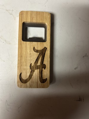 Bottle Opener - Stainless Steel Beer with Wooden Handle, Alabama | eBay