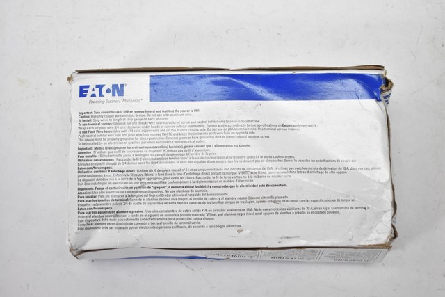 Eaton NNB 270W Outlets Duplex Receptacle 15A 125V White EA for sale ...