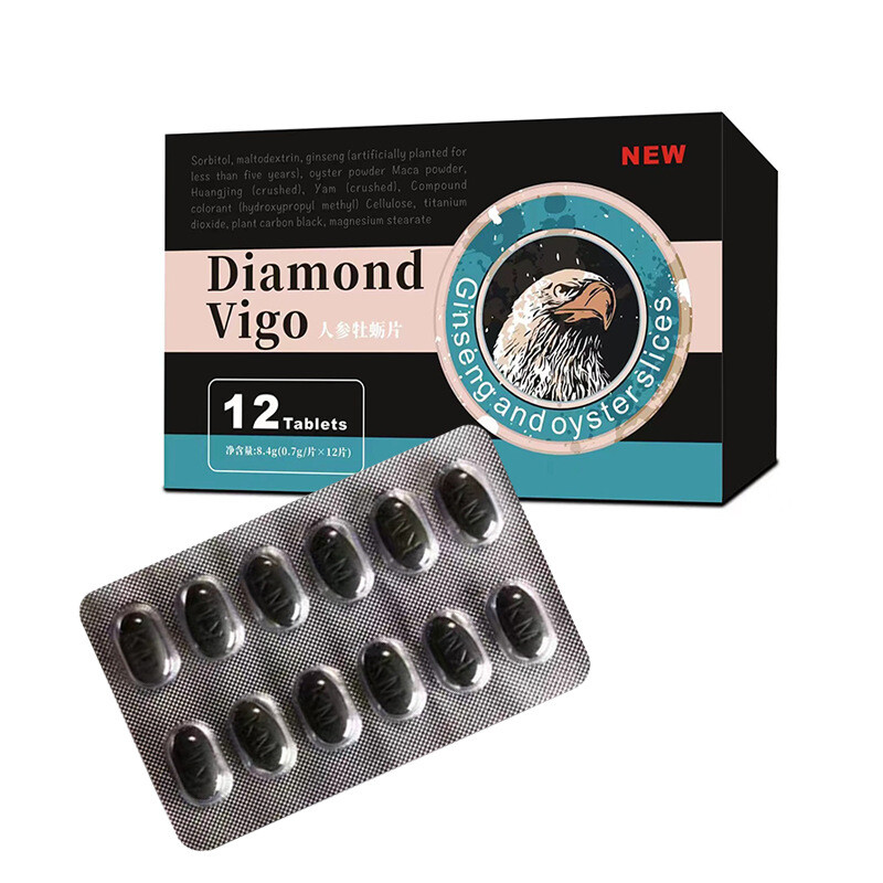 Diamond Vigo Supplement For Men - Energy Boost & Vitality - 12 Tablets ...