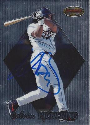 Calvin Pickering Baltimore Orioles 1999 Bowmans Best Signed Card | eBay