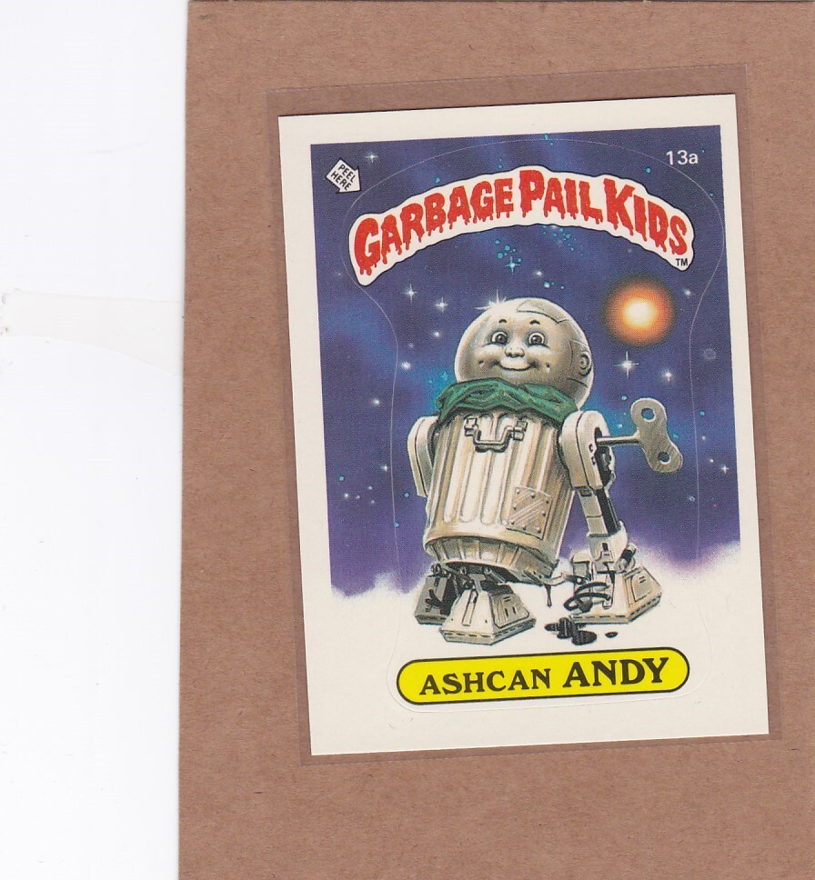 1985 TOPPS GARBAGE PAIL KIDS ASHCAN ANDY #13A MATTE NMMT OR BETTER ...