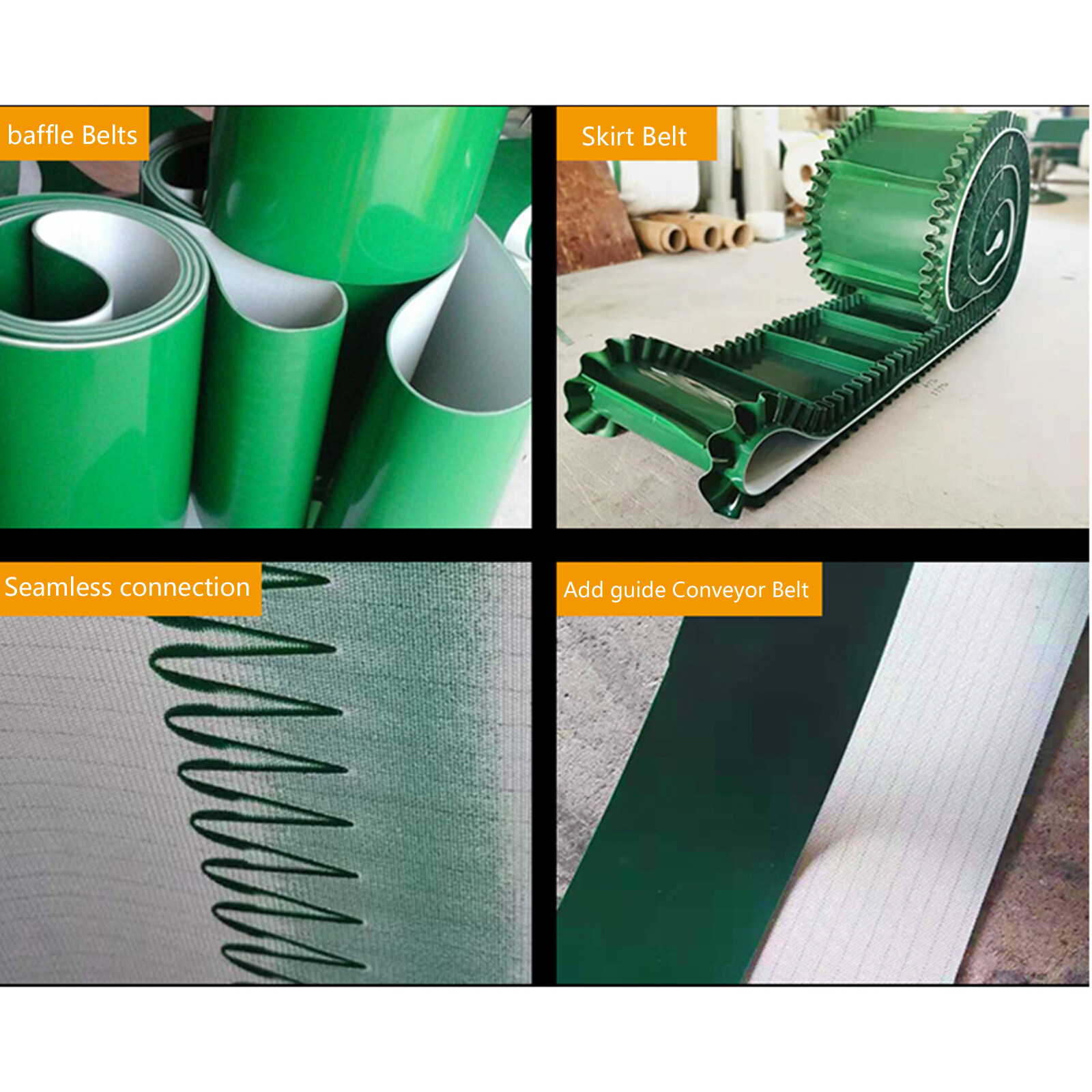 PVC Drive Belts Conveyor Belt Thickness 1 2 3-5mm Customized Width and ...