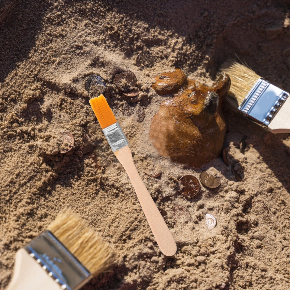 3 Sets Archaeological Tools Wooden Baby Kids Dig Kit Toys Dino Eggs ...