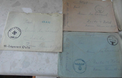 Original Germany, German WW2 5 x Feldpost with original letters #6 | eBay
