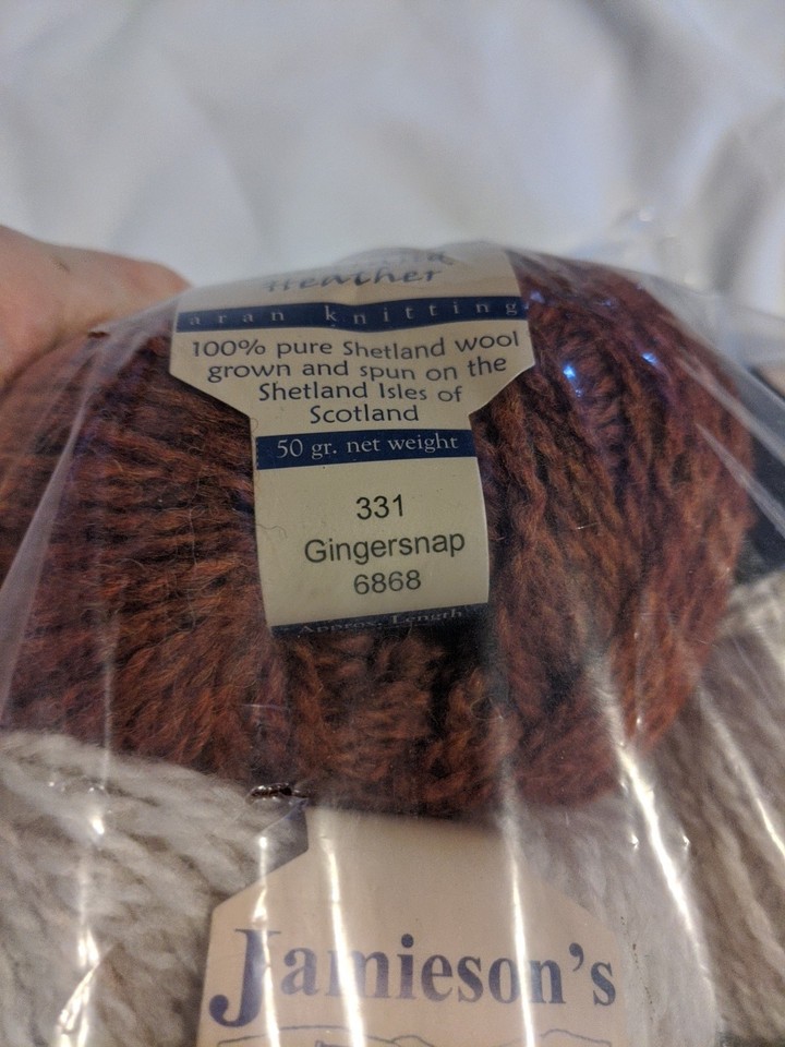 8 Skein Jamieson’s Shetland Scotland Yarn Lot 8 Skeins 100% Wool 25g ...