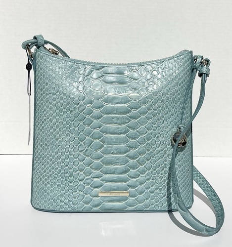 Brahmin Katie Limeade All Over Snake NWT Soft Blue | eBay