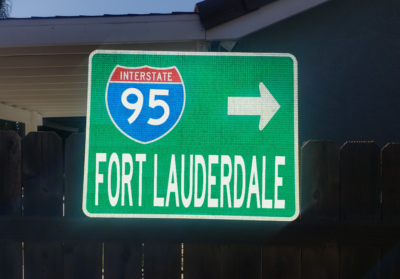 Florida I 95 Sign Welcome To Florida! | Welcome To Florida Sign (a