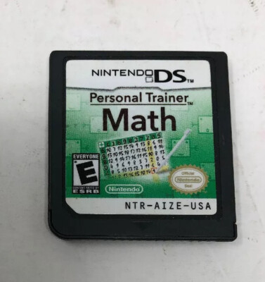 PERSONAL TRAINER MATH (Nintendo ds) ~game only~ | eBay