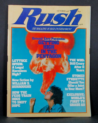 Rush Magazine, October 1976, GETTING HIGH AT THE PENTAGON, Issue Number ...