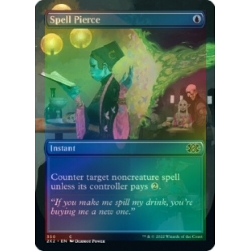 FOIL SPELL PIERCE (BORDERLESS) X4 Double Masters 2022 Magic MTG MINT ...