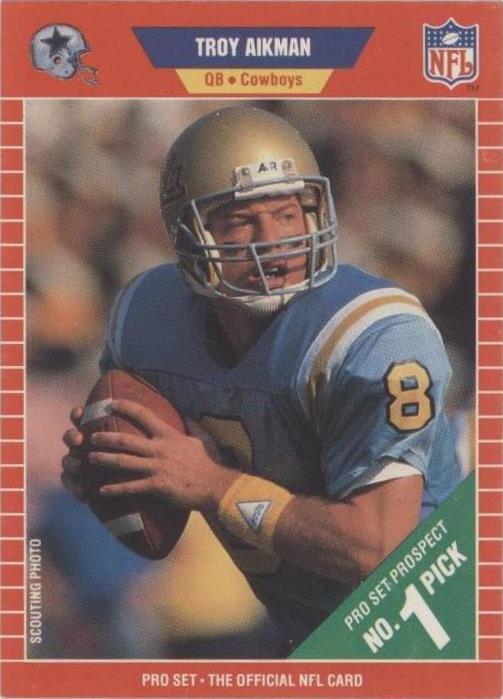 1989 Pro Set Troy Aikman #490 for sale | eBay