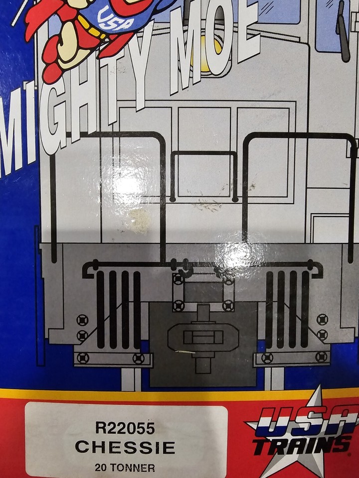 USA TRAINS Mighty Moe 20 Ton Diesel Locomotive C&O 222 Chessie System ...