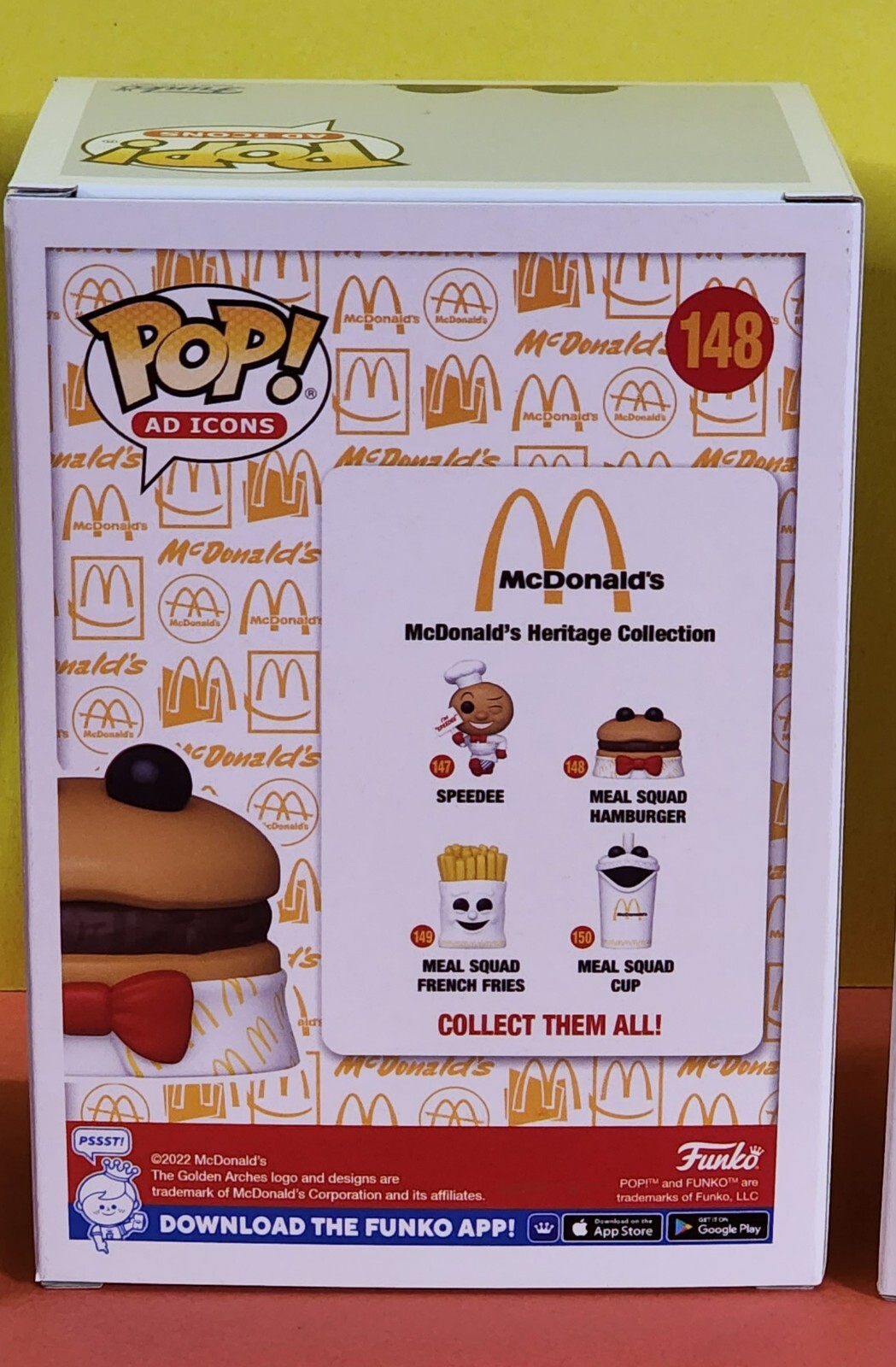 Funko Pop! Ad Icons: McDonald's Meal Squad Hamburger #148 | eBay
