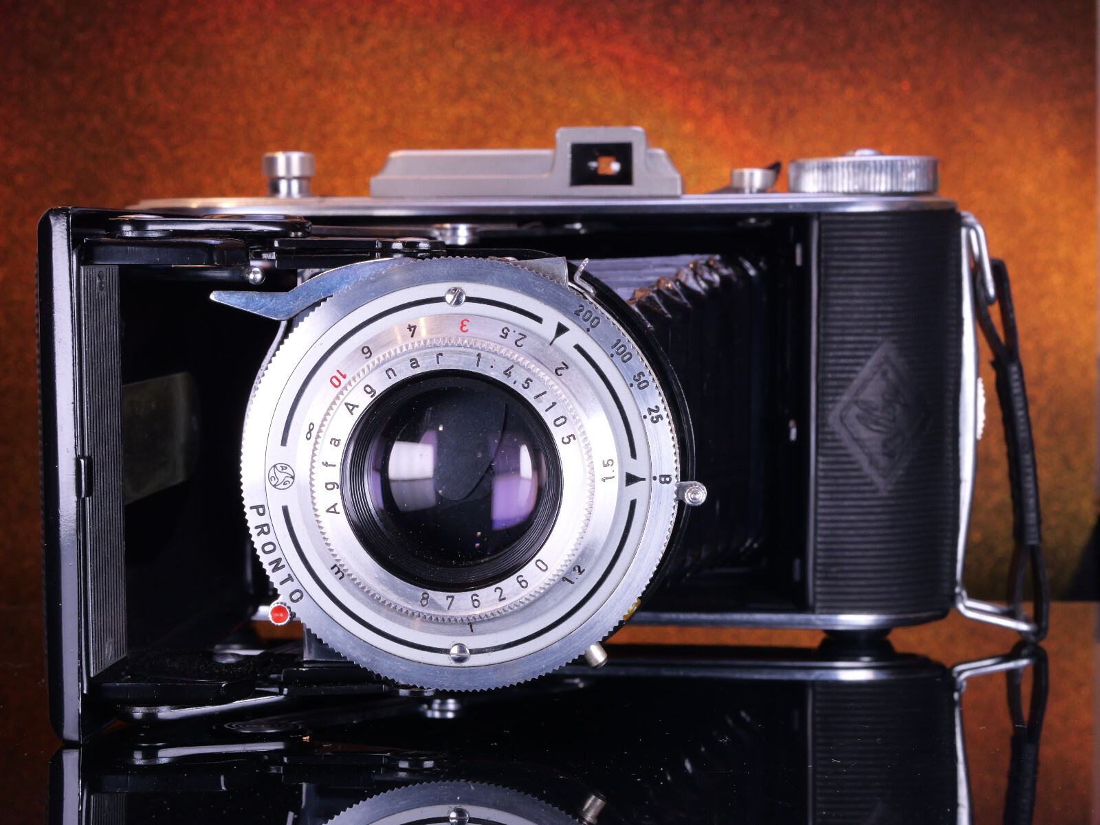 MINT Agfa Billy-Record I Folding Medium Format Camera 105mm f4.5 Agnar ...