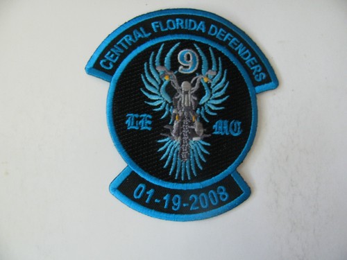Motorcycle Patch Central Florida Defenders MC 3.75" NOS New Stk Free ...