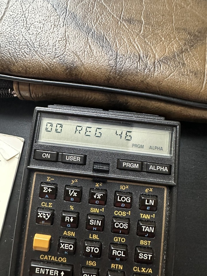 RARE HP HP-41CV Programmable Calculator | Vintage | With Case & Manual