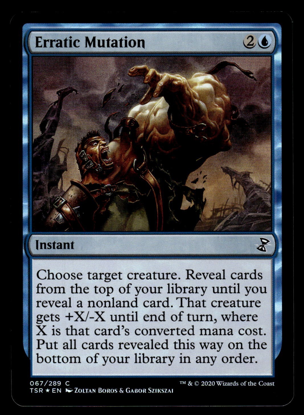 MTG Time Spiral Remastered Erratic Mutation Foil 67/289 NM/MT | eBay