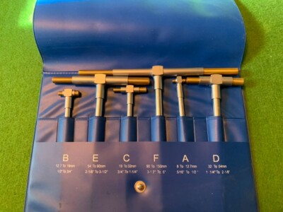 Telescoping Gauge Set - 6 Piece - Adjustable Inner Diameter : 8-150mm ...