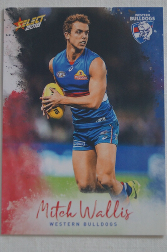 Western Bulldogs AFL-VFL Football Select Stats In Action Card Mitch ...