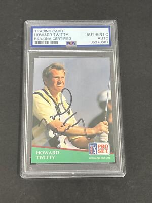1991 Pro Set #182 Howard Twitty Signed Card PSA/DNA Slabbed Auto | eBay
