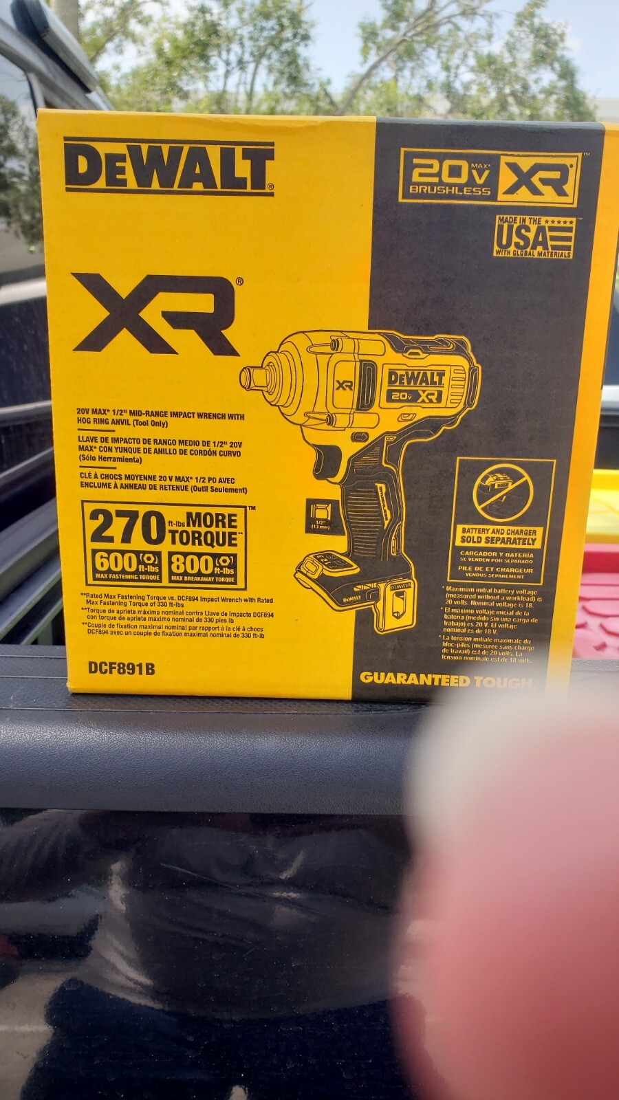 DEWALT DCF891B 20 V Impact Wrench 885911736435| eBay